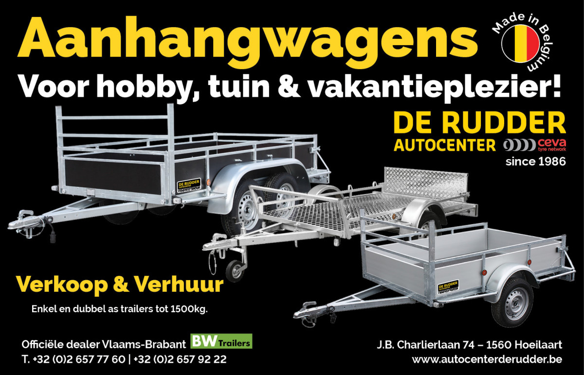 Verhuur aanhangwagens › Autocenter De Rudder: Banden, velgen en meer voor uw wagen